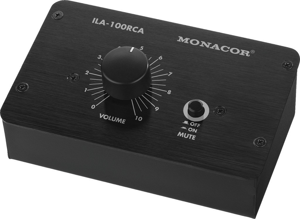 MONACOR ILA-100RCA Passiver Stereo-Pegelregler (Cinch-Version) - DynaVision