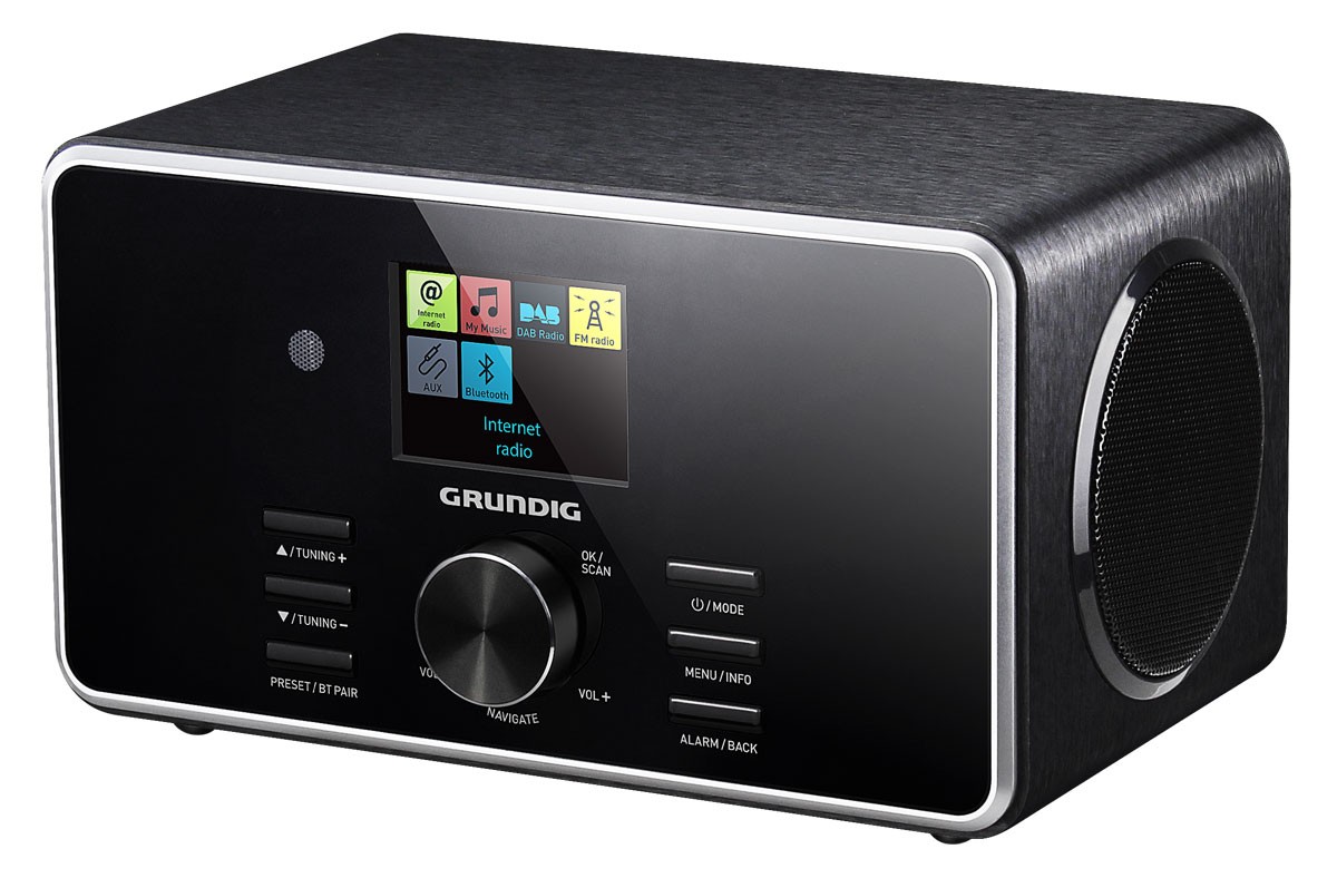 Grundig DTR 5000 DAB+ BT WEB Black - Digital Radio - DynaVision